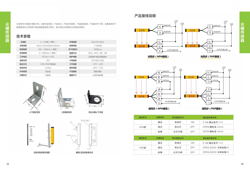 标准型安全光栅GC GS系列 国创深圳电子科技技术有限公司 国创传感器官网