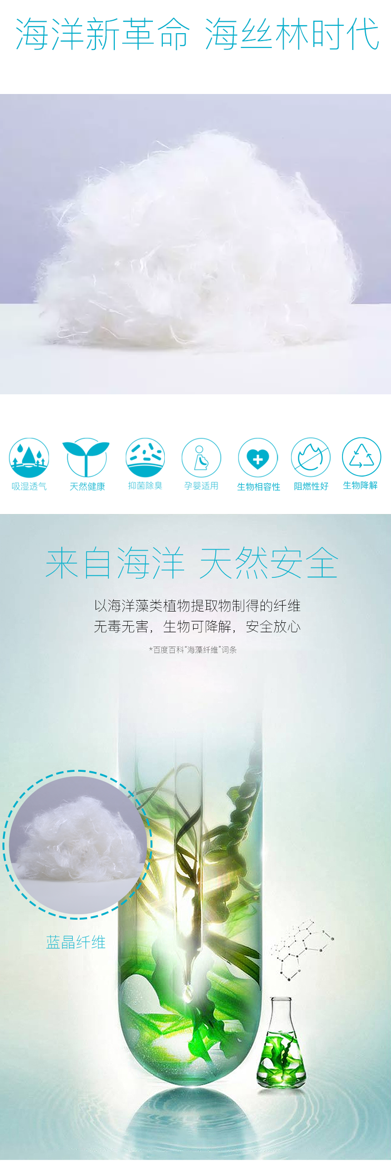 海丝林海藻纤维 山东康康新材料科技有限公司