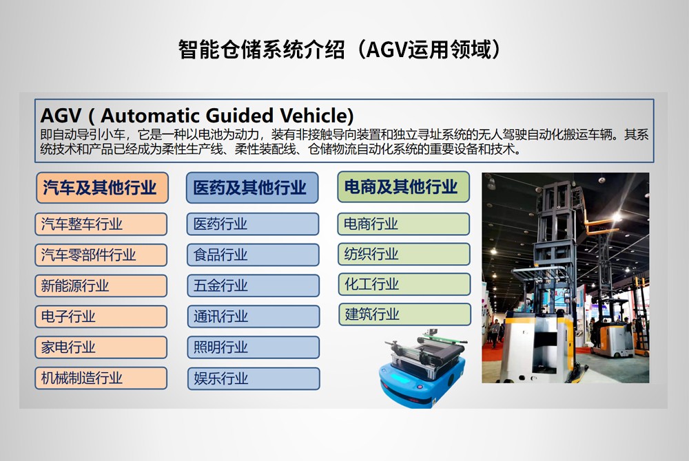 AGV运用领域 冠乔科技