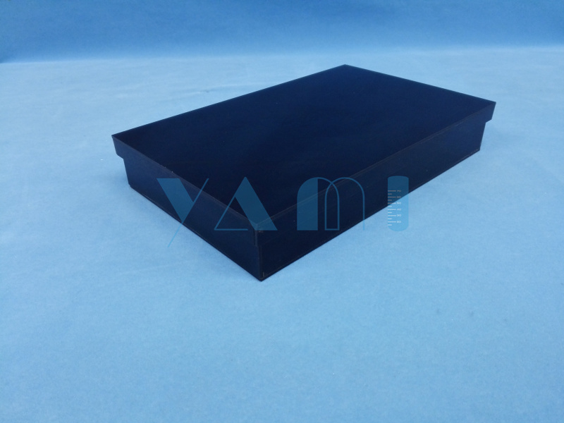 有机玻璃湿盒载玻片湿盒疫组化湿盒 10片/20片/30片 透明/黑色-云程实验器材商城