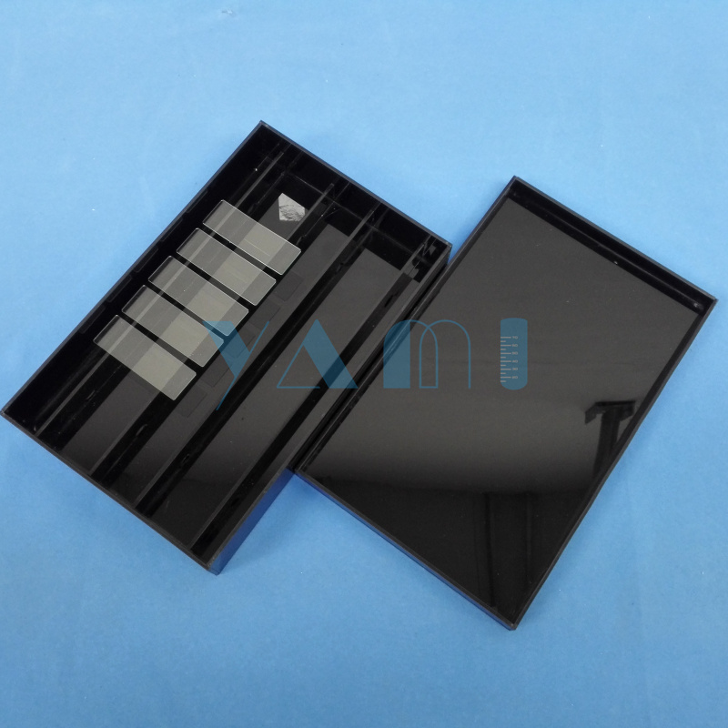 有机玻璃湿盒载玻片湿盒疫组化湿盒 10片/20片/30片 透明/黑色-云程实验器材商城