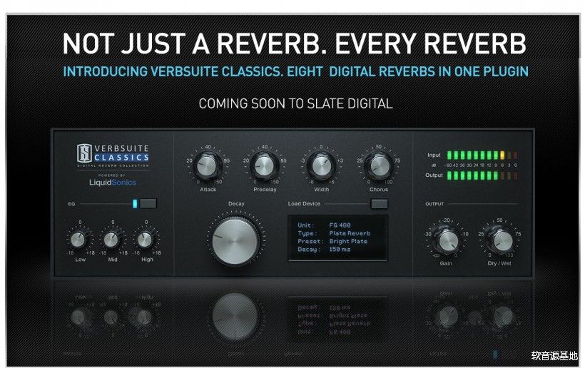 Slate.Digital.Verbsuite.Classics VST 板岩母带顶级混响效果器插件-软音源基地