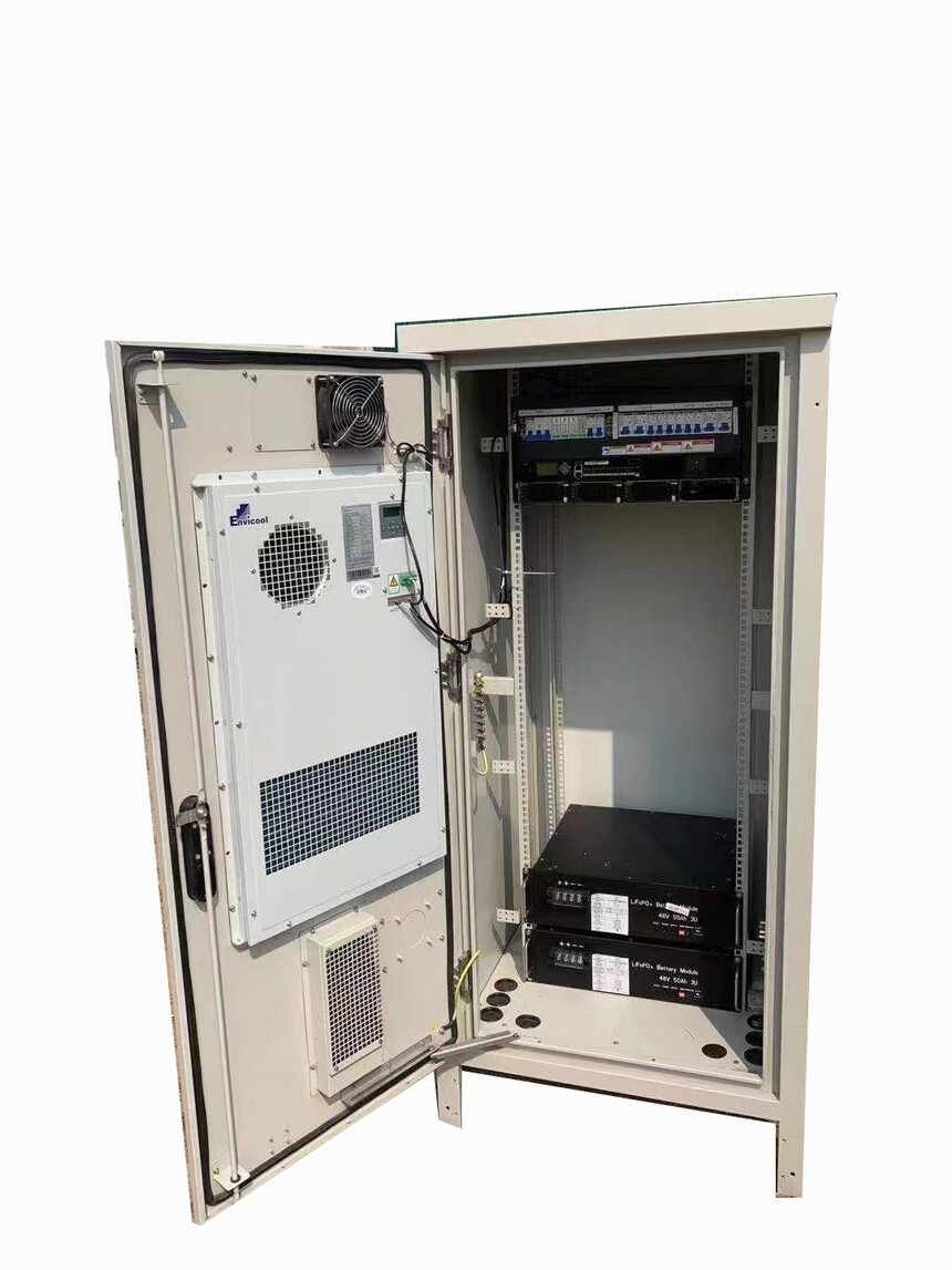 浙江户外一体化机柜通信基站铁塔室外一体化机柜厂家_室外一体化机柜-华为通信电源|华为48V高频开关电源供应商