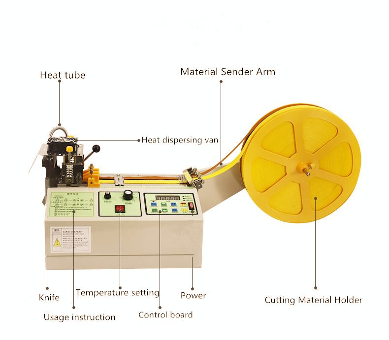 Webbing cutting machine with hot and cold cut ES-011 - ESMAI