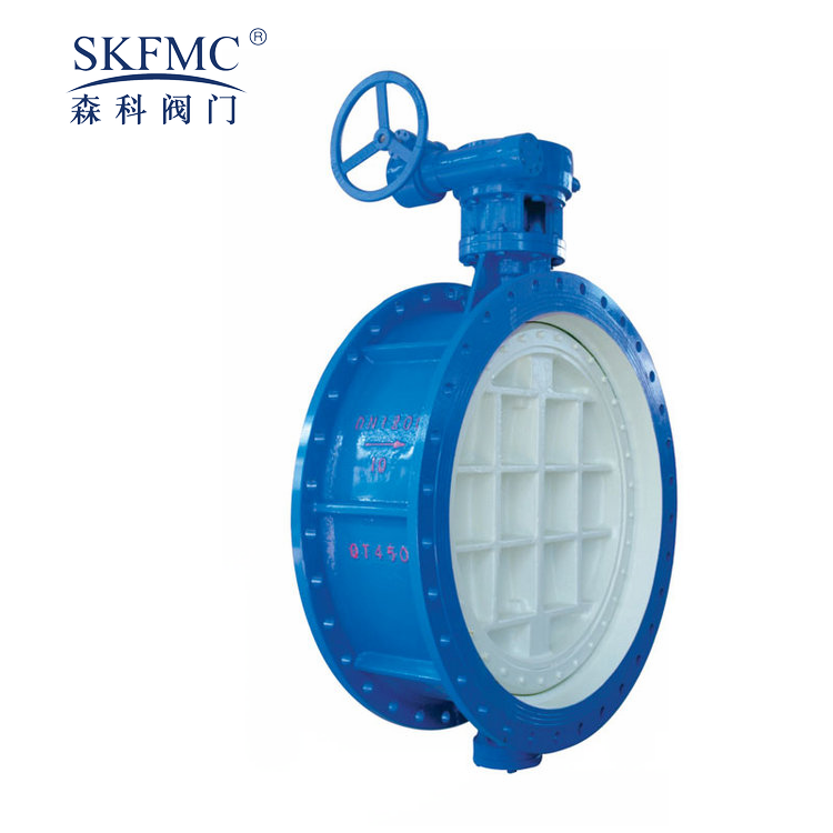 双偏心法兰软密封蝶阀-D342X-10Q-16Q-福建森科阀门制造有限公司