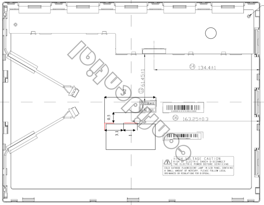 天马15寸工业液晶屏TMS150XG1-10TB规格书下载_捷华昇