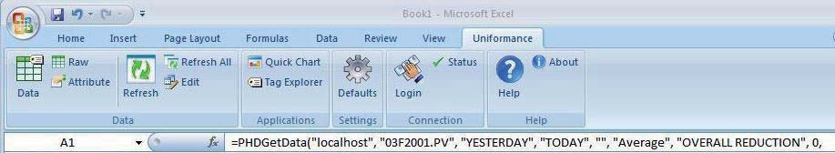 工厂信息管理数据库平台(Uniformance PHD)