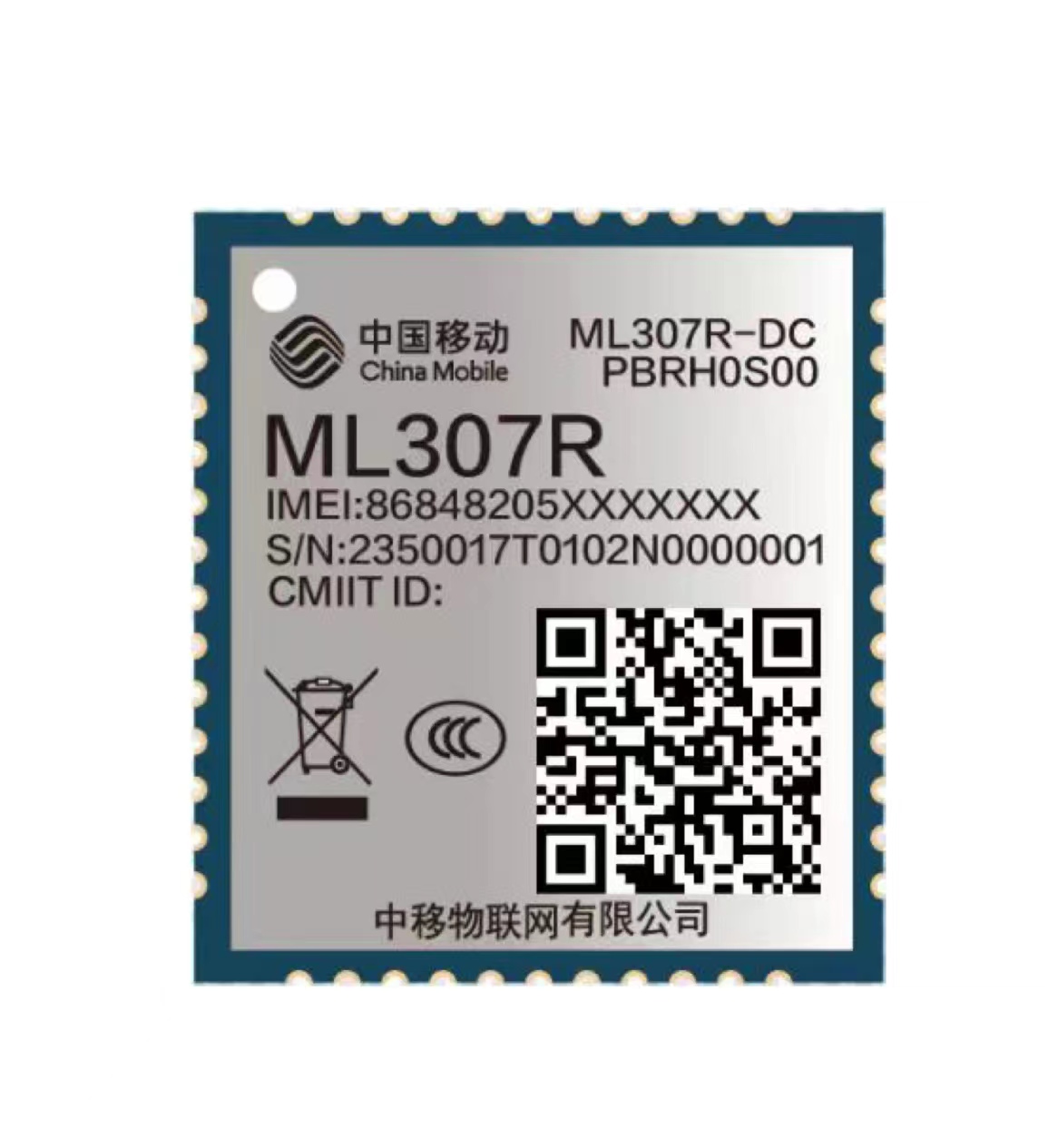 CMIOT 4G Cat.1 ML307R_Shanghai Dieyi Internet of Things Technology Co., LTD