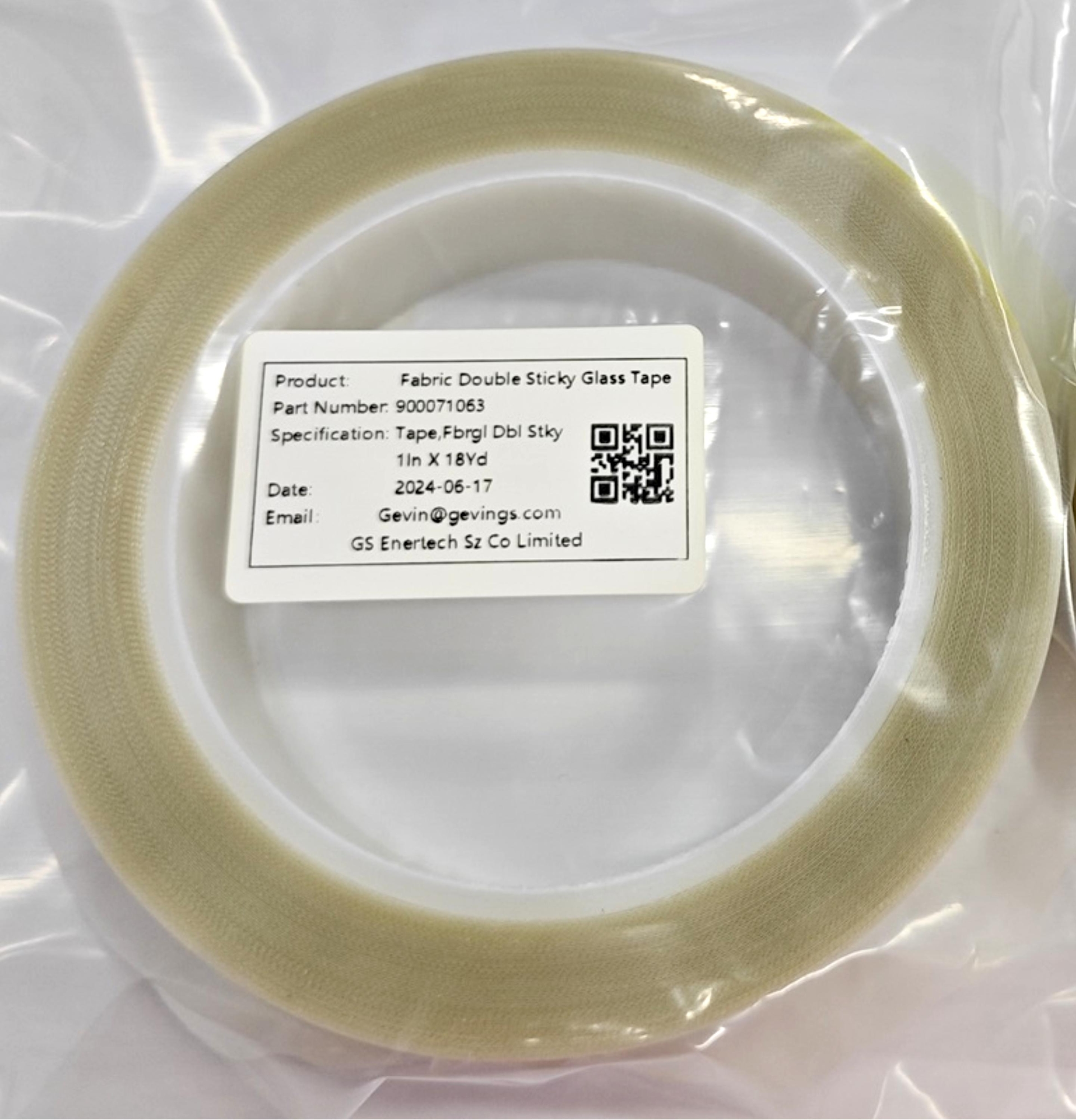 Glass Tape,Double adhensive,W/LNR_Gevin Oilfield Services LLC
