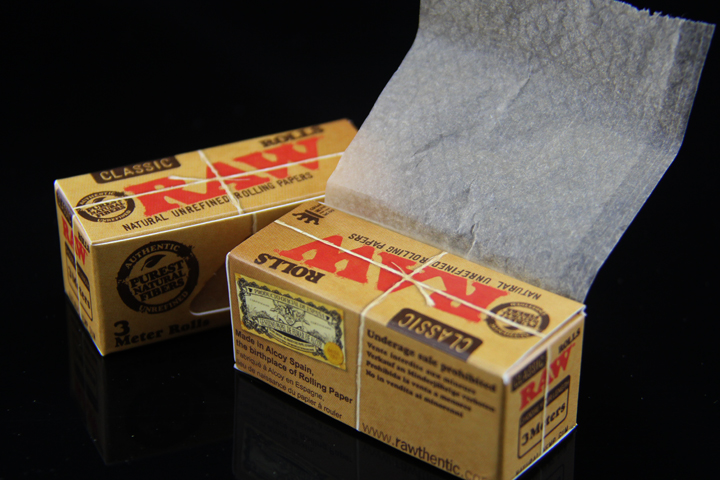 进口RAW Classic烟纸 3米长 自控长度 带胶慢燃_草客e族