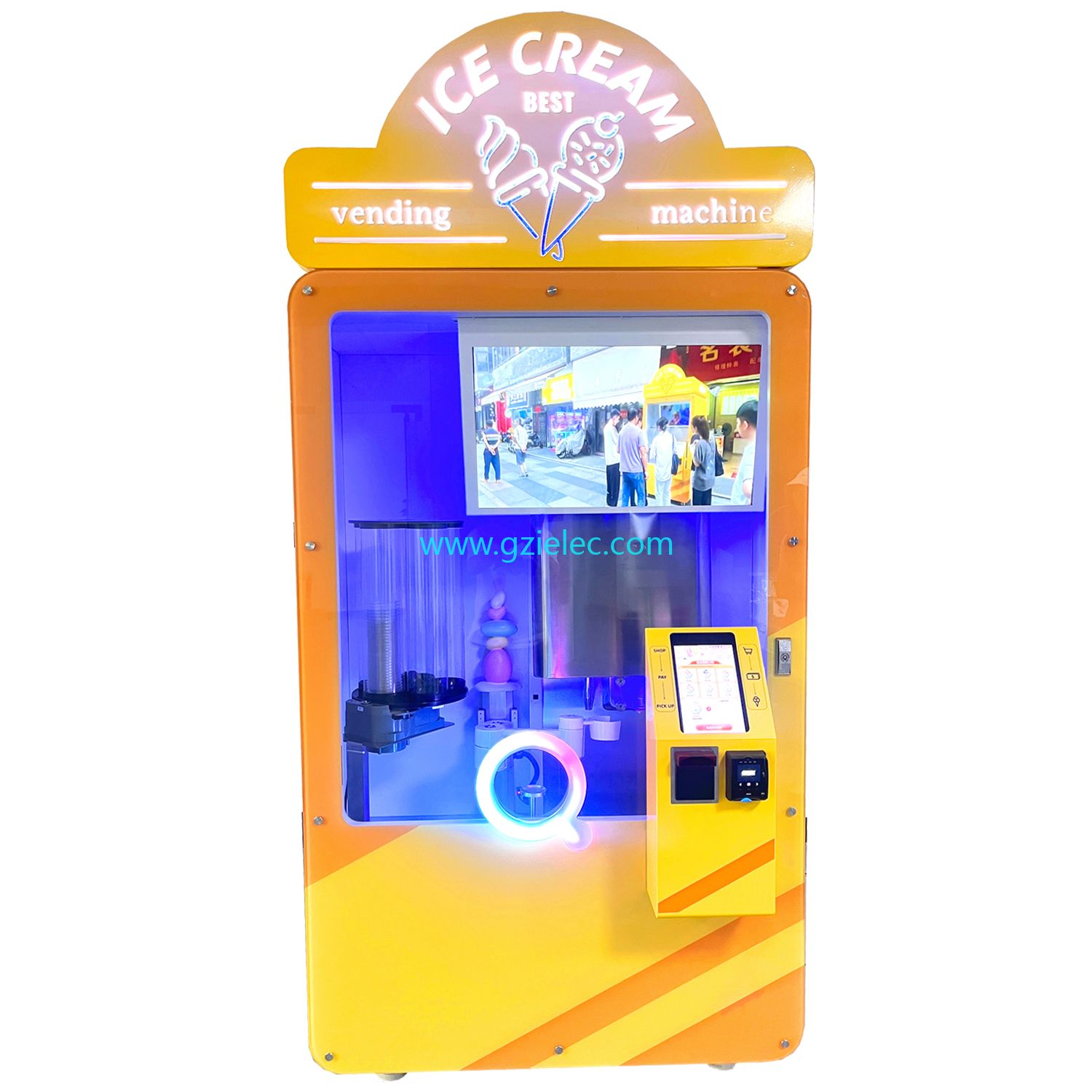 Robot ice cream vending machine VL240705 Ice Cream Robot_GUANGZHOU ...