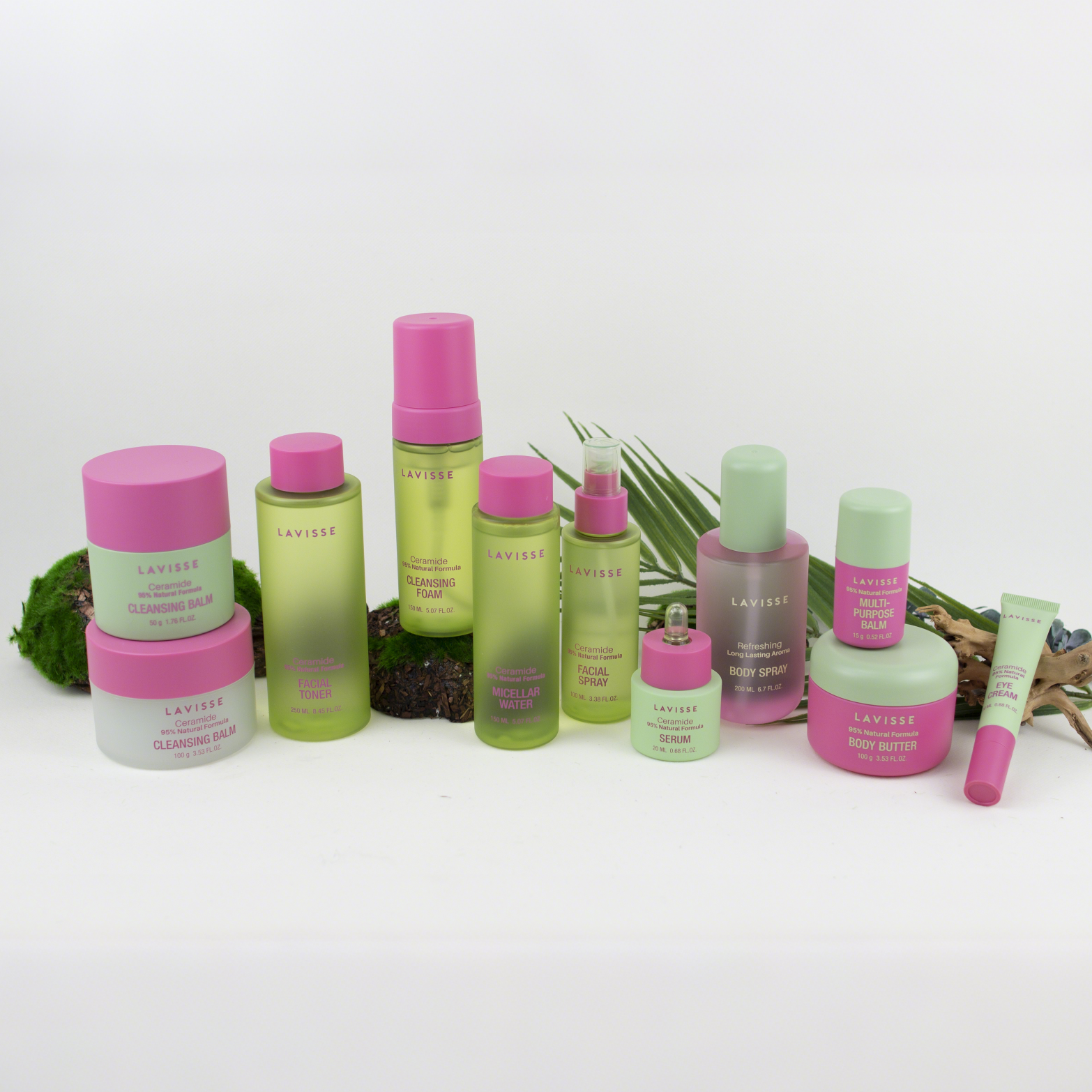 Ceramide Set - Pink & Green_Yankecorp