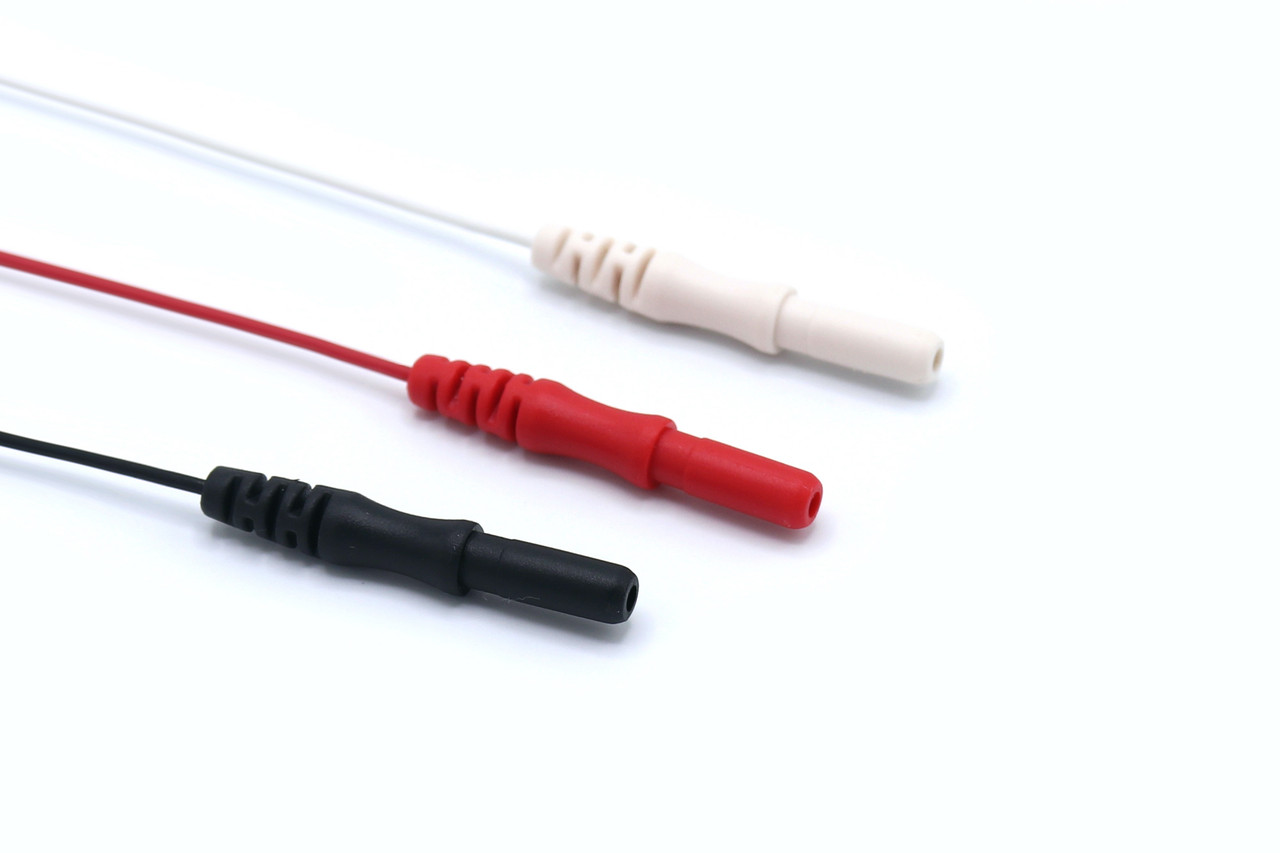 【Cross border】Holter Ecg Cable 3/5/7/10 Leads Leadwires Snap/Clip AHA ...