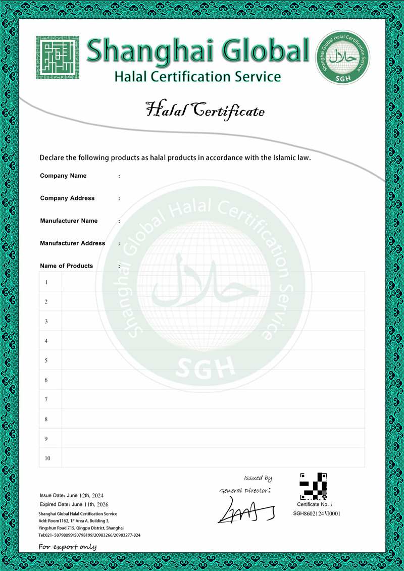 Certification Process_Shanghai Global Halal Certification Service