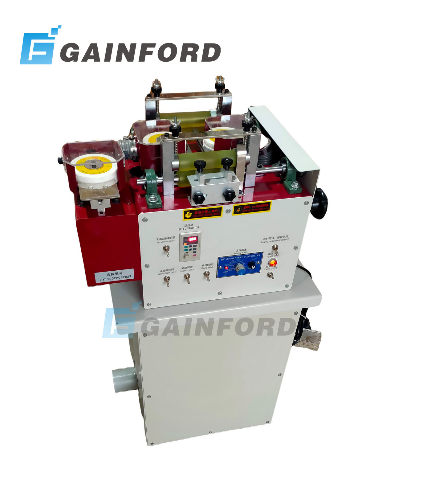 Leather Machine High Efficiency Leather Belt Double Wheeled Edges ...