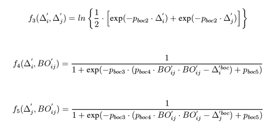 反应分子动力学ReaxFF-ReaxFF力场公式介绍_simulation
