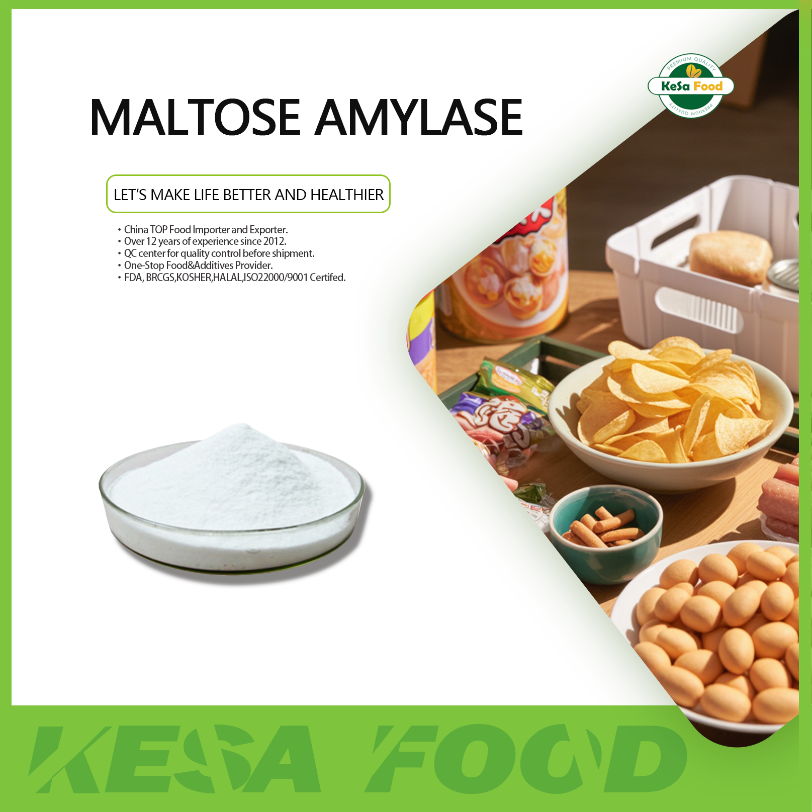 MALTOSE AMYLASE_Shanghai Kesa Food International-China Leading Food ...