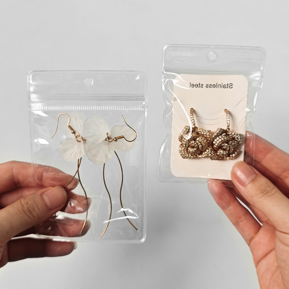 PVC Jewelry Hang Hole Ziplock Bag_Kpacking-The best or nothing.