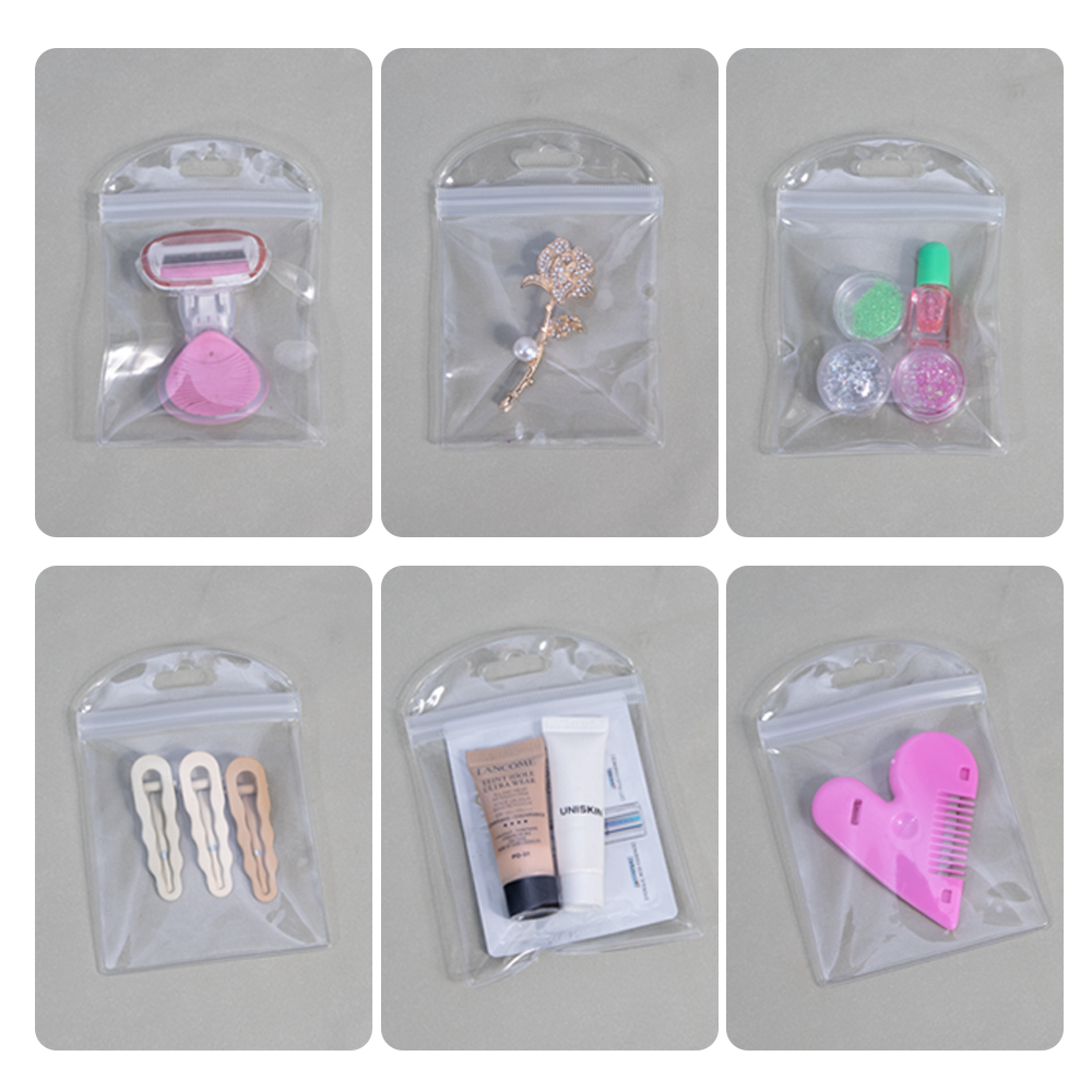 Cosmetic Products EVA Hanging Hole Ziplock Packaging Bag_Kpacking-The ...