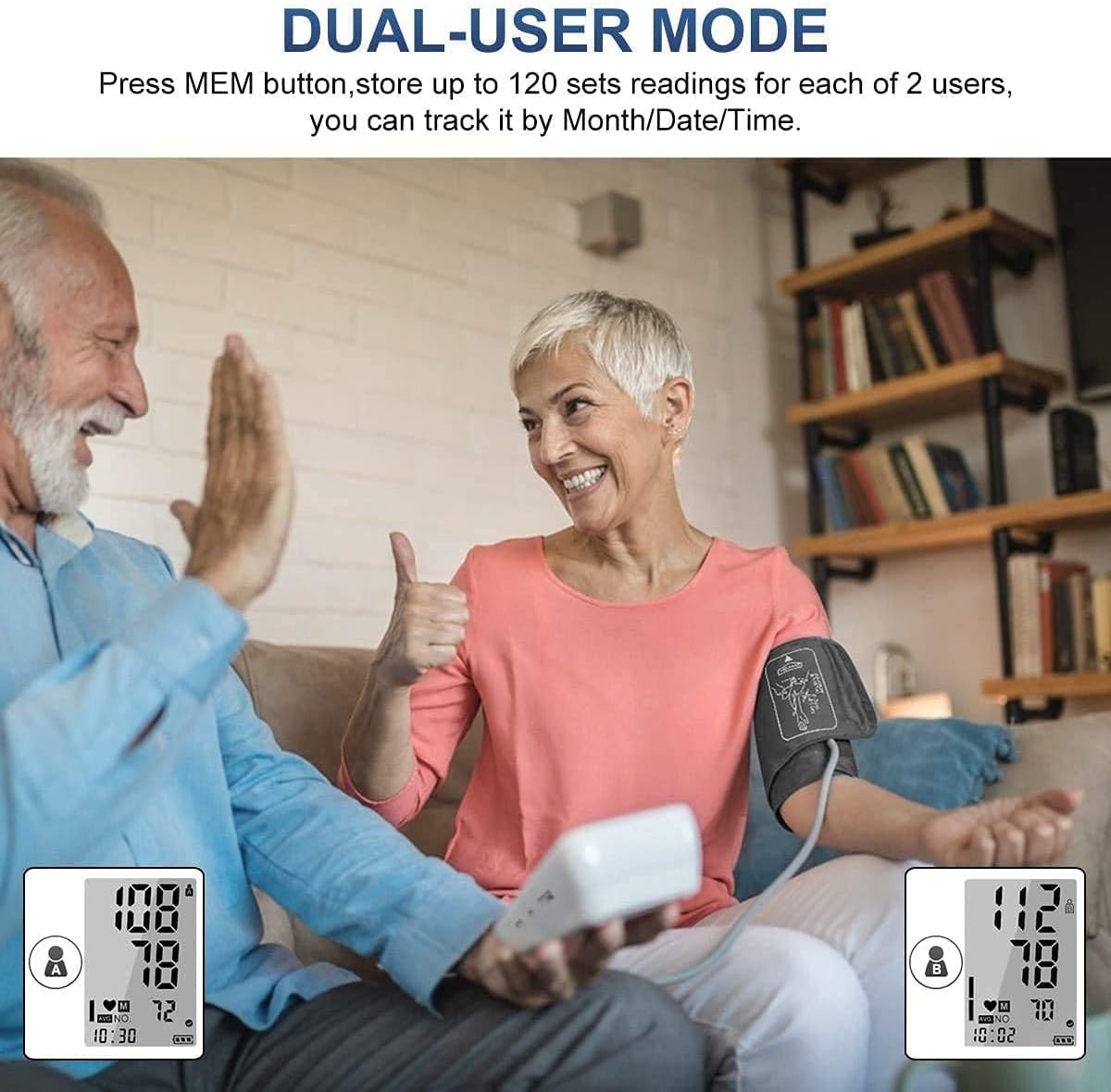 Blood Pressure Monitor CE Approved UK, GPZON Accurate Digital BP ...