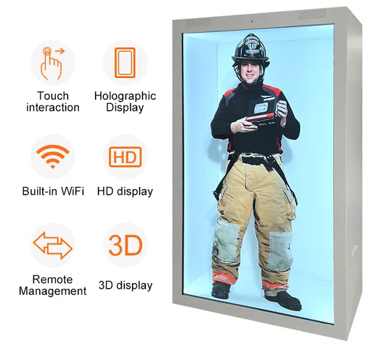 Sparkfuture - 86-inch Holographic Warehouse Display Screen01_深圳市煋火未来科技有限公司